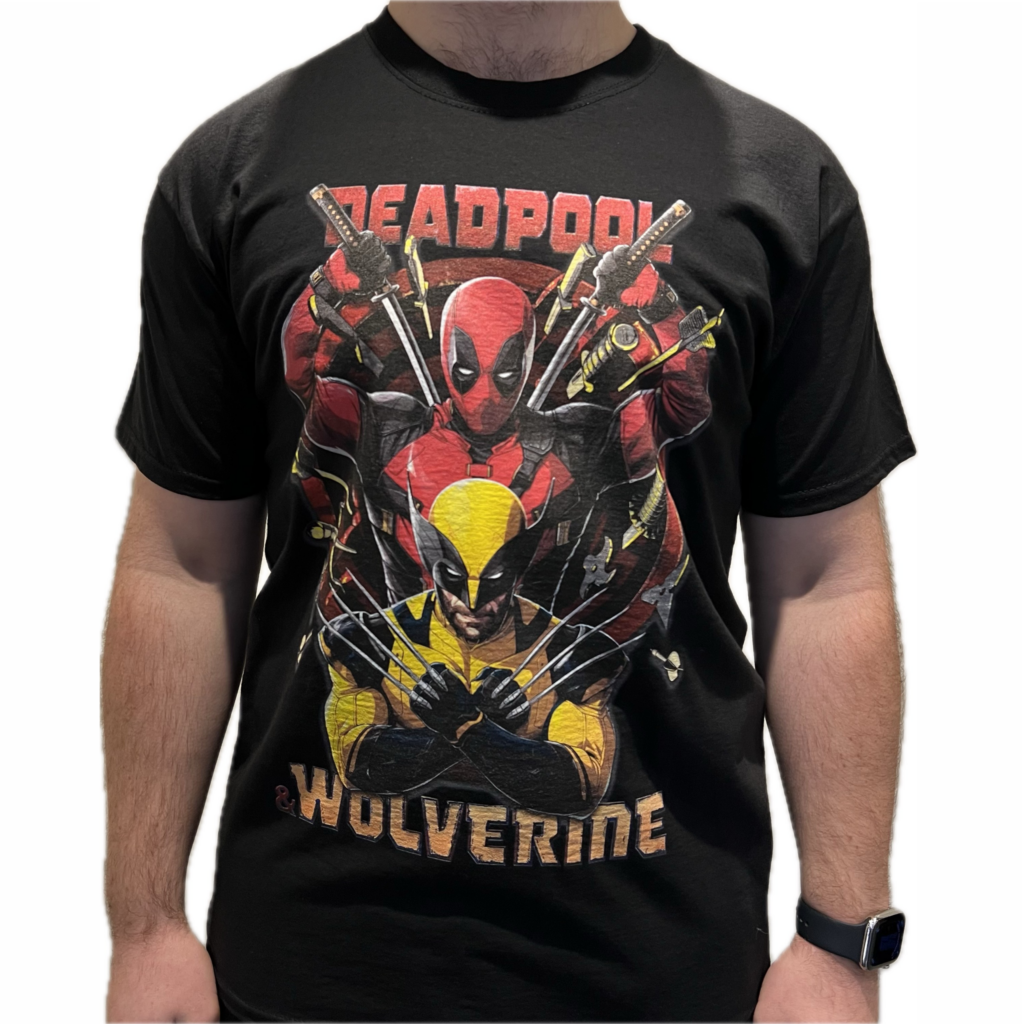 Deadpool/Wolverine Weapons T-Shirt - De Popshop